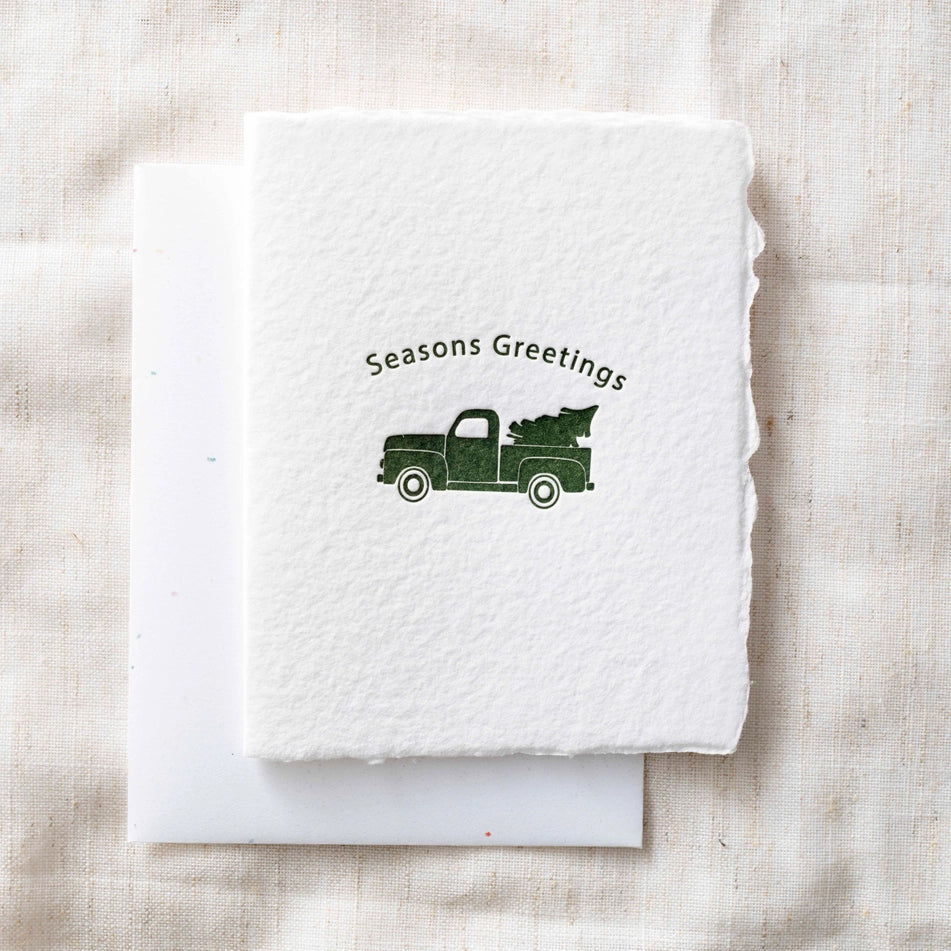 Paper Baristas Seasons Greetings Truck Christmas Greeting Card Box Set ...