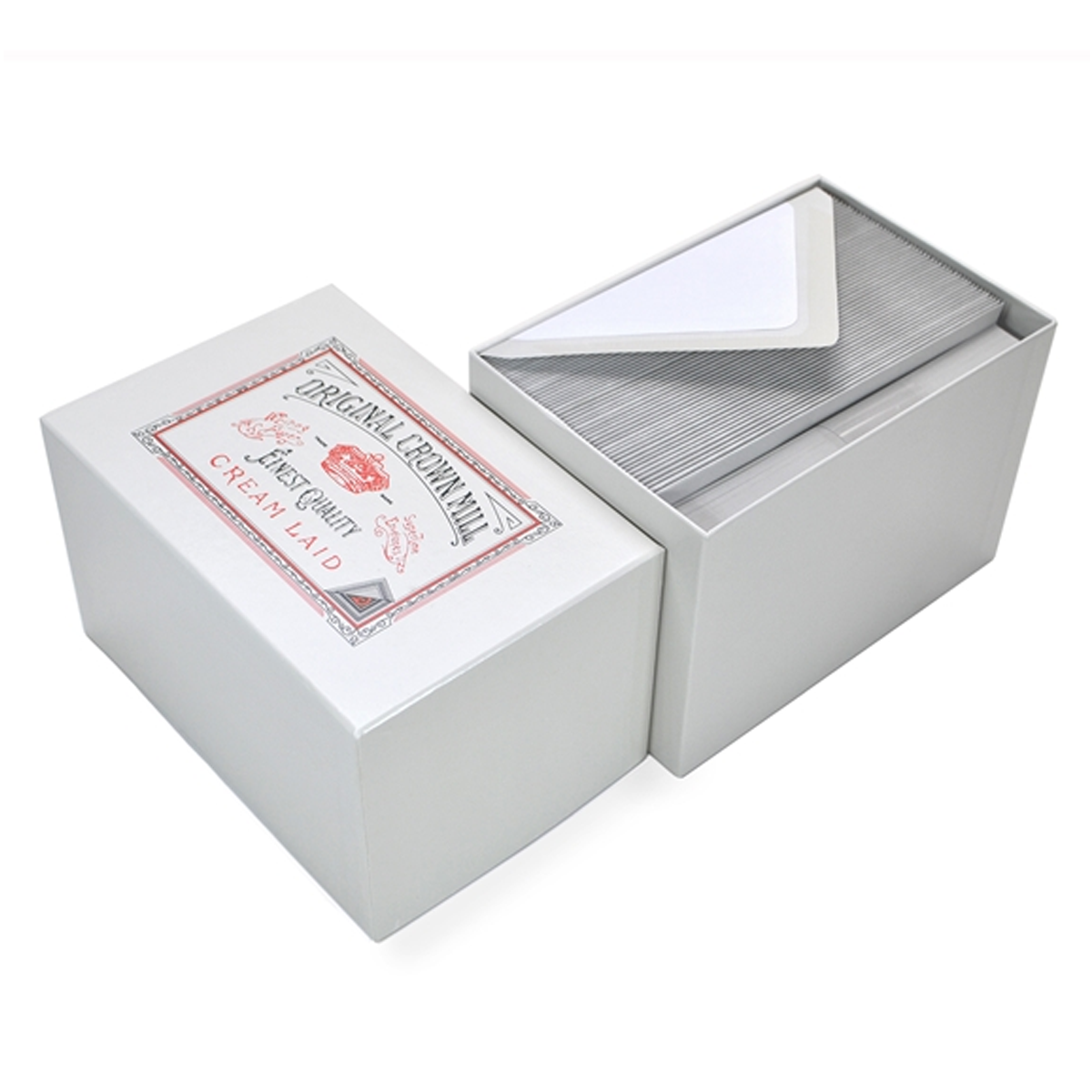 Classic Laid Note Card Presentation Boxes | Original Crown Mill – The ...