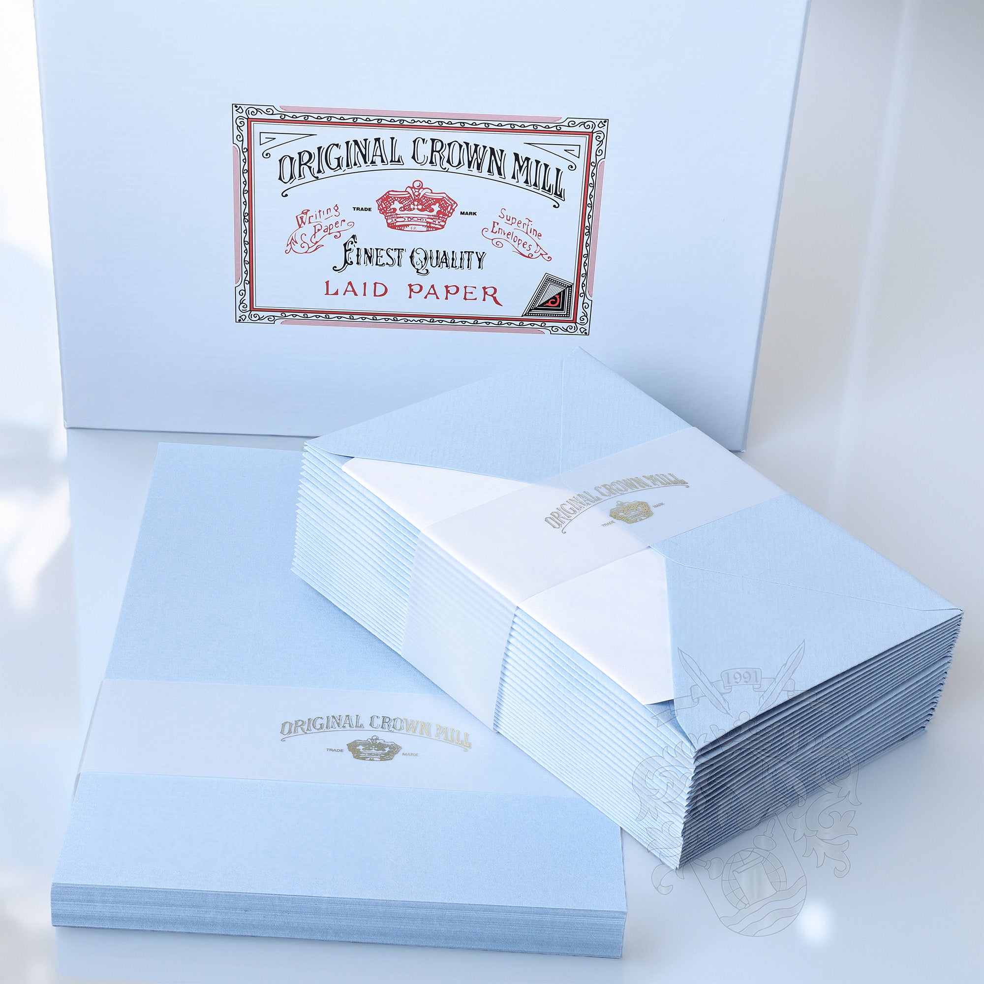 Classic Laid Note Card Presentation Boxes A5 | Original Crown Mill ...
