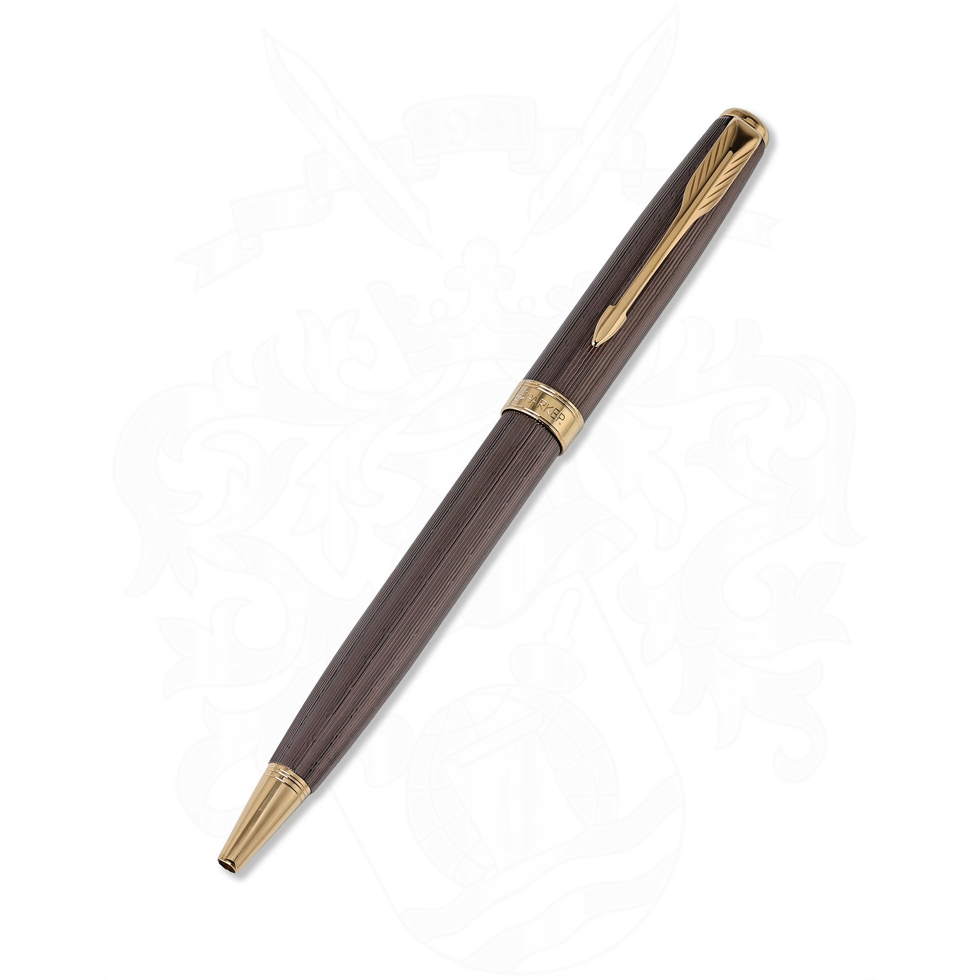 Parker Sonnet Chiseled Chocolate Ballpoint – The Pleasure of Writing