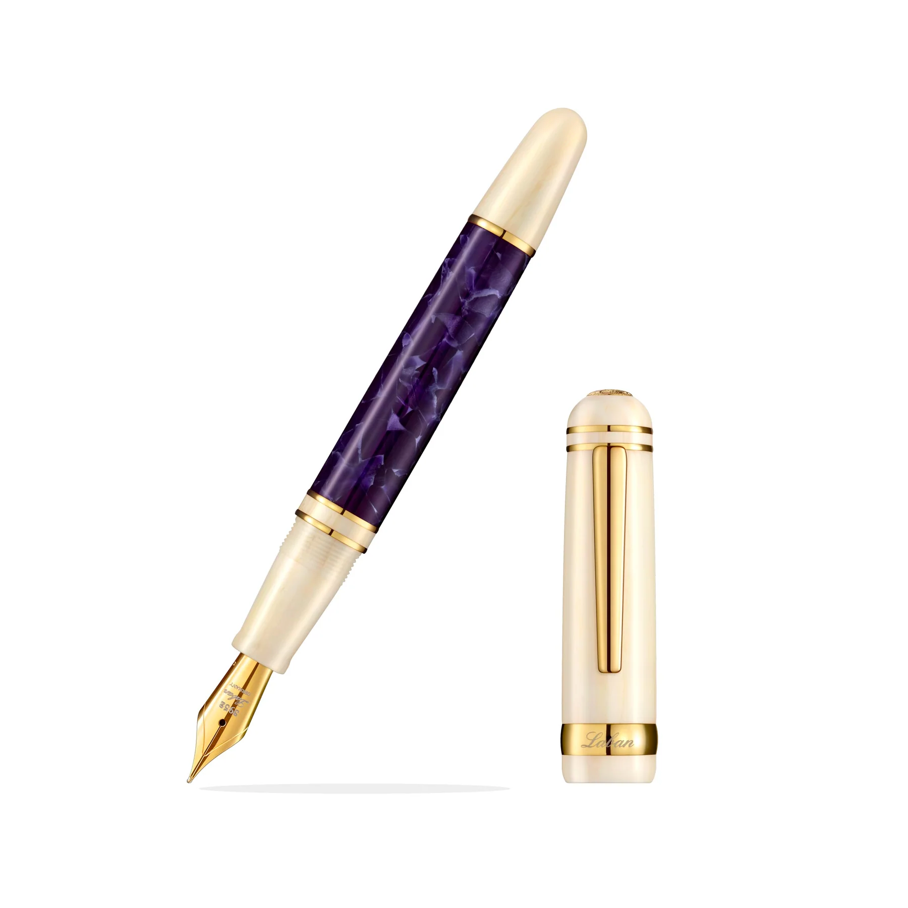 Laban Wisteria Fountain Pen | Purple Fountain Pen – The Pleasure of Writing