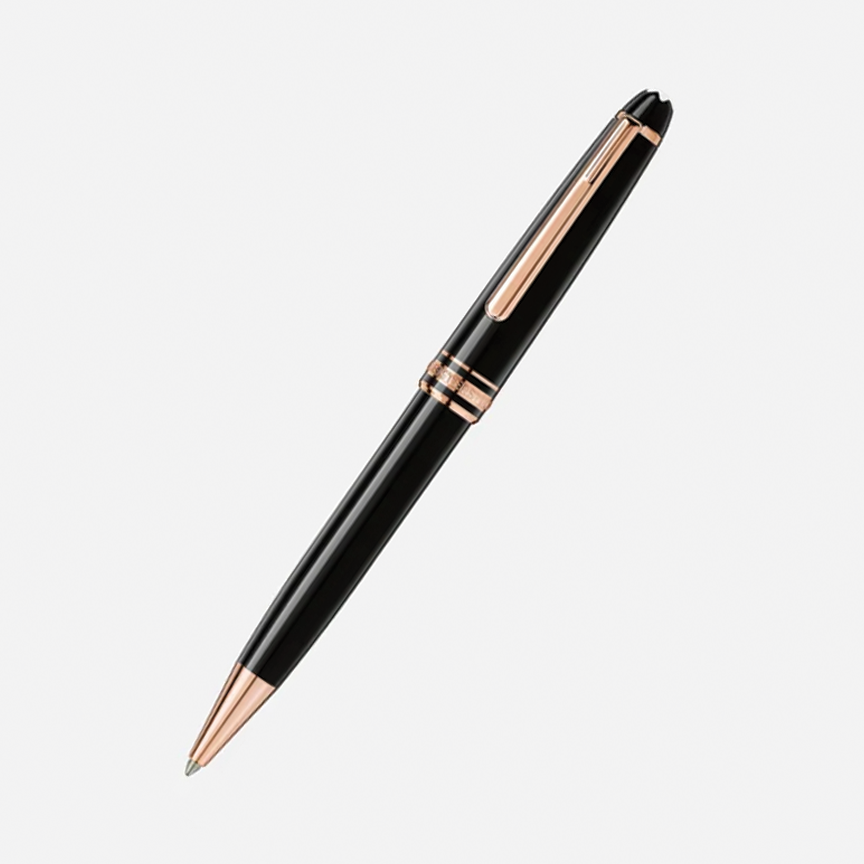 Montblanc Meisterstück Classique Rose Gold-Coated Ballpoint – The ...