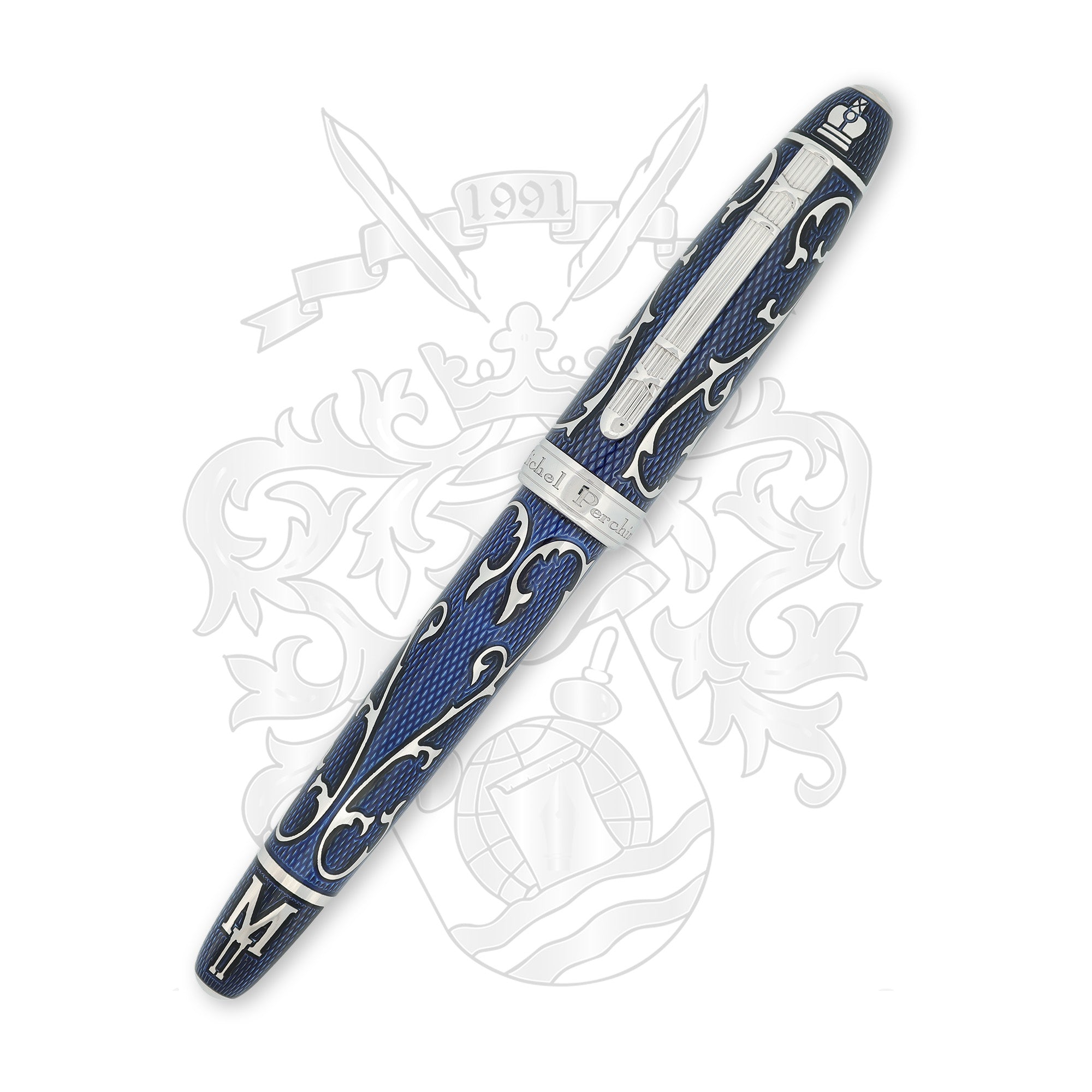 Michel Perchin Monogram Limited Edition Fountain Pen – The Pleasure of ...