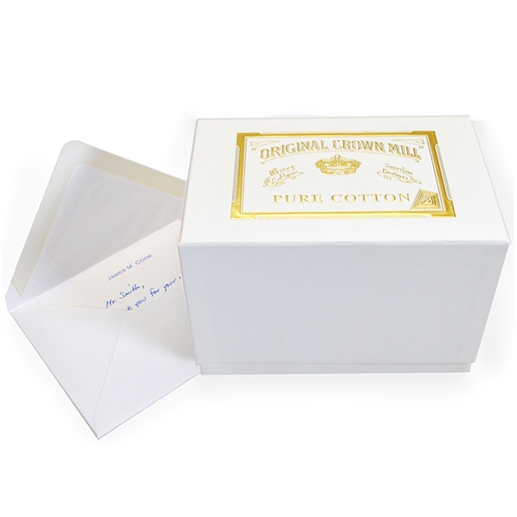 Classic Laid Note Card Presentation Boxes - Pure Cotton | Original Cro ...