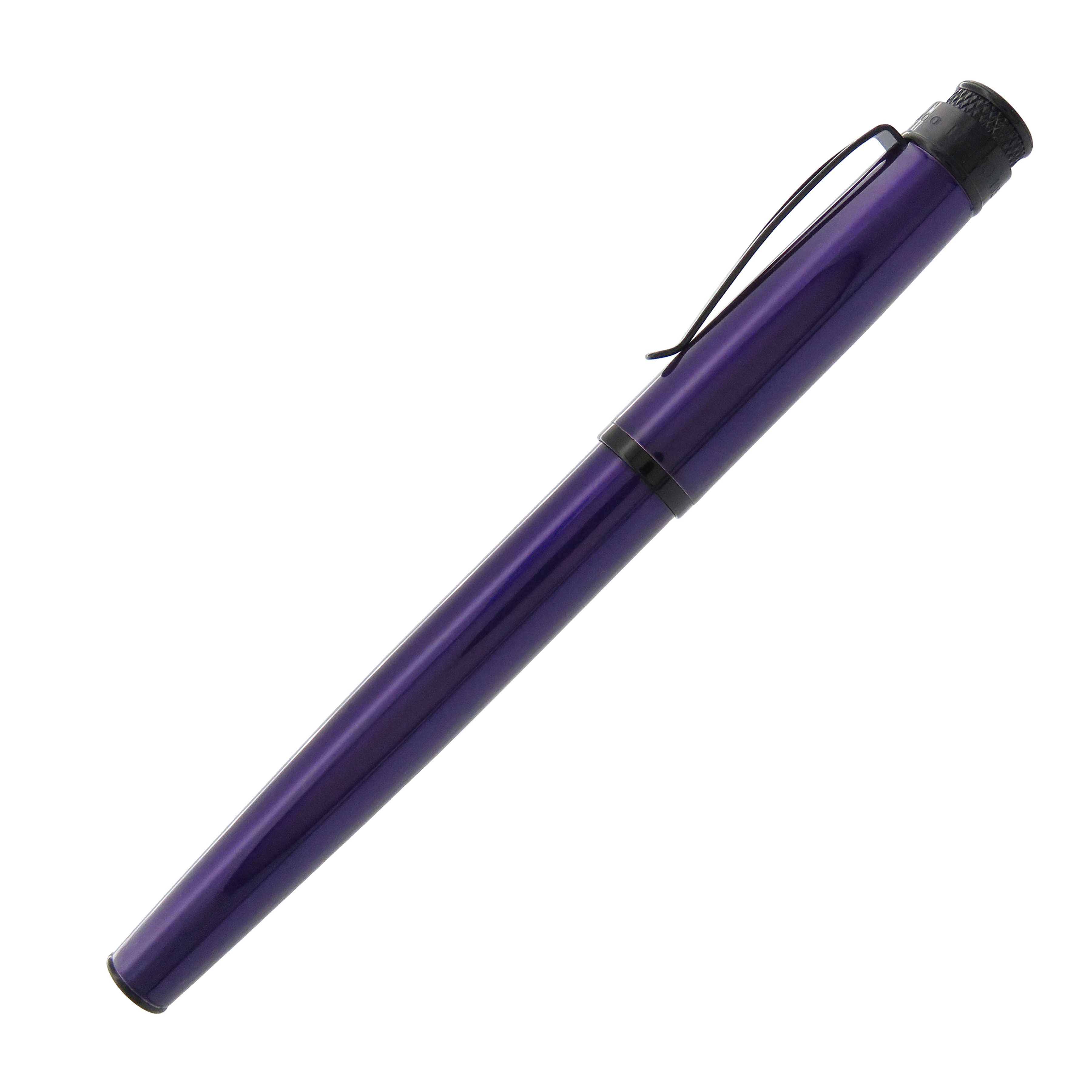 Retro 51 Tornado Stealth Lacquer Midnight Purple - Fountain Pen – The ...