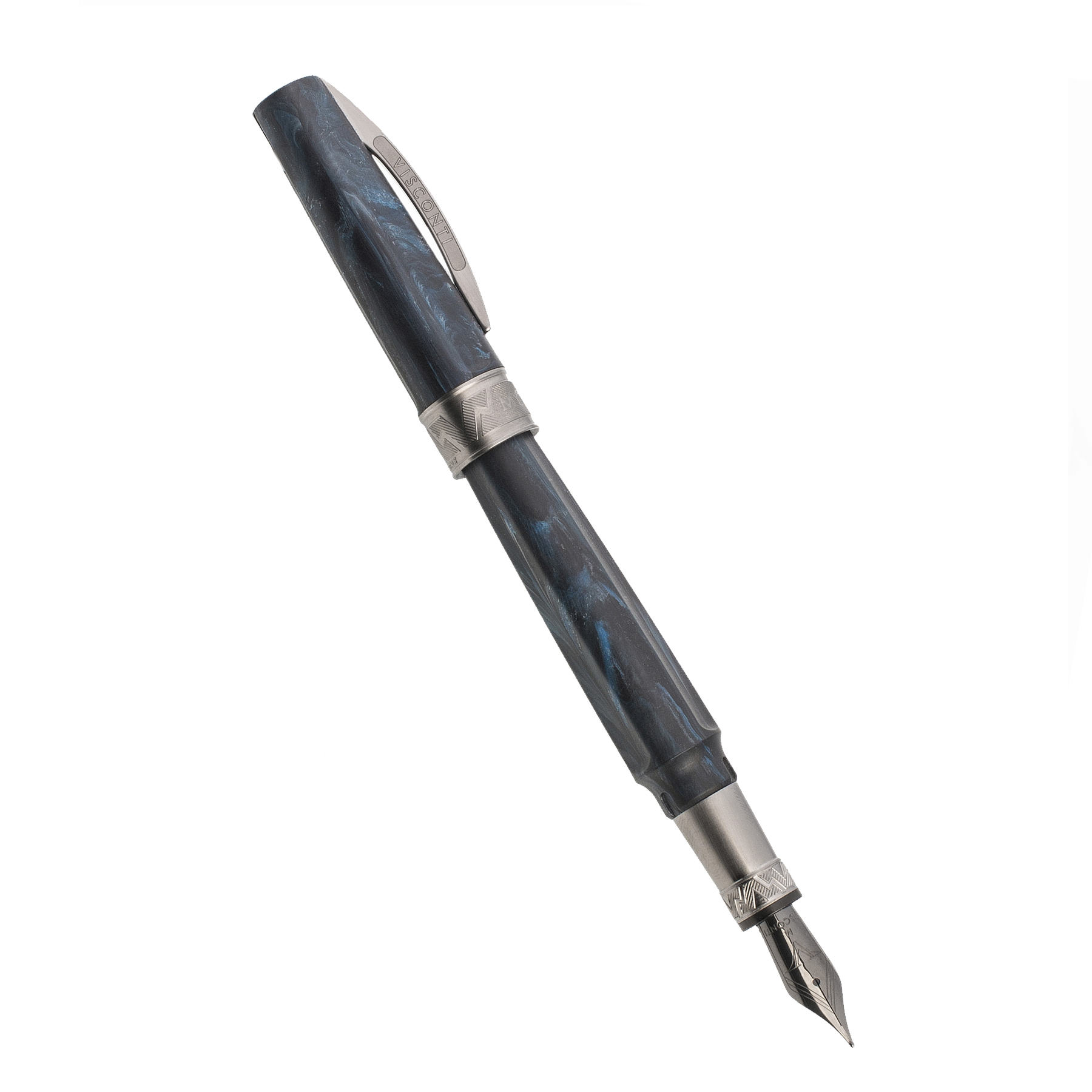 Visconti Mirage Mythos Poseidon - Dark Blue Fountain Pen – The Pleasure ...