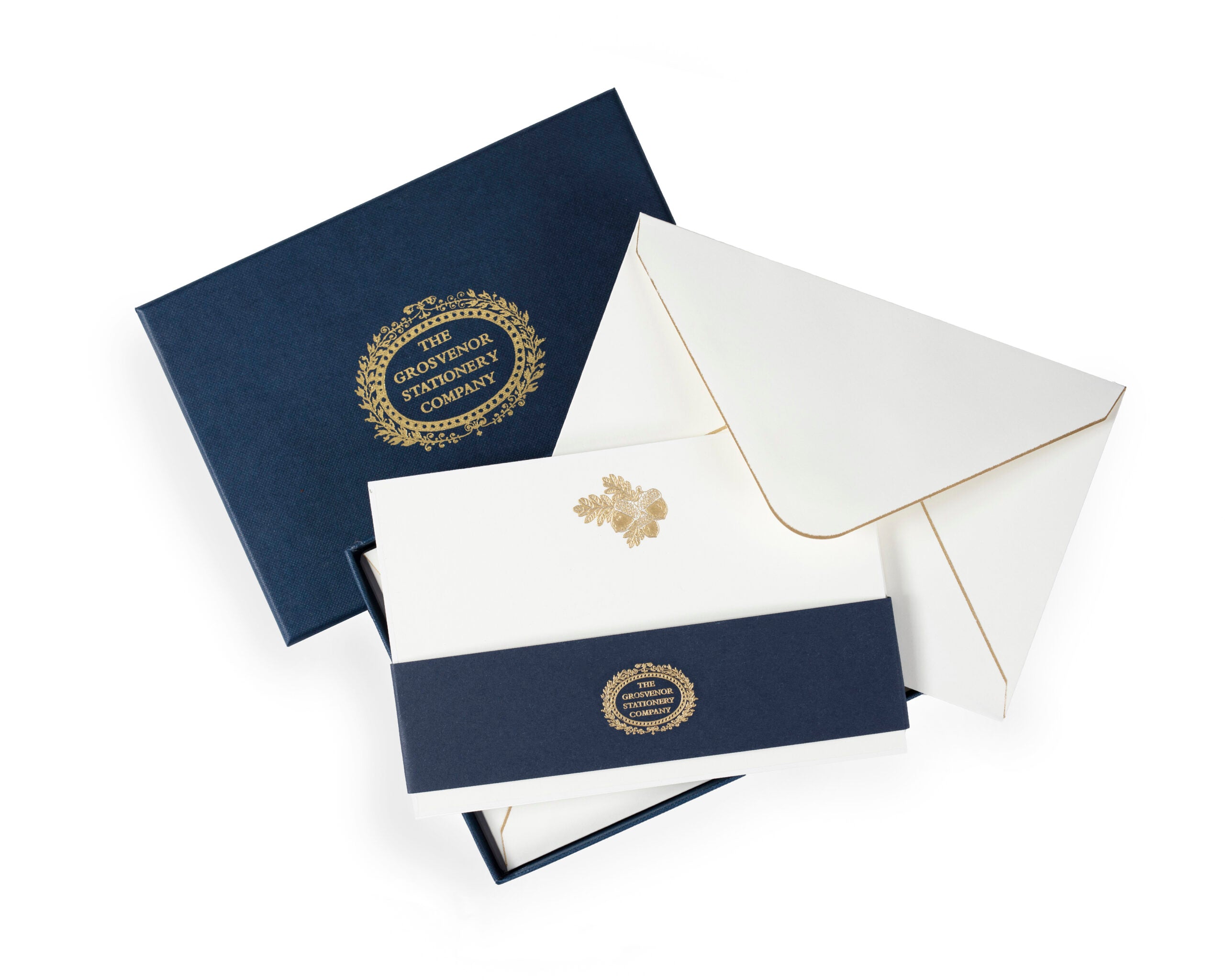 Grosvenor Cards & Envelopes - Acorns (10ct.) – The Pleasure of Writing