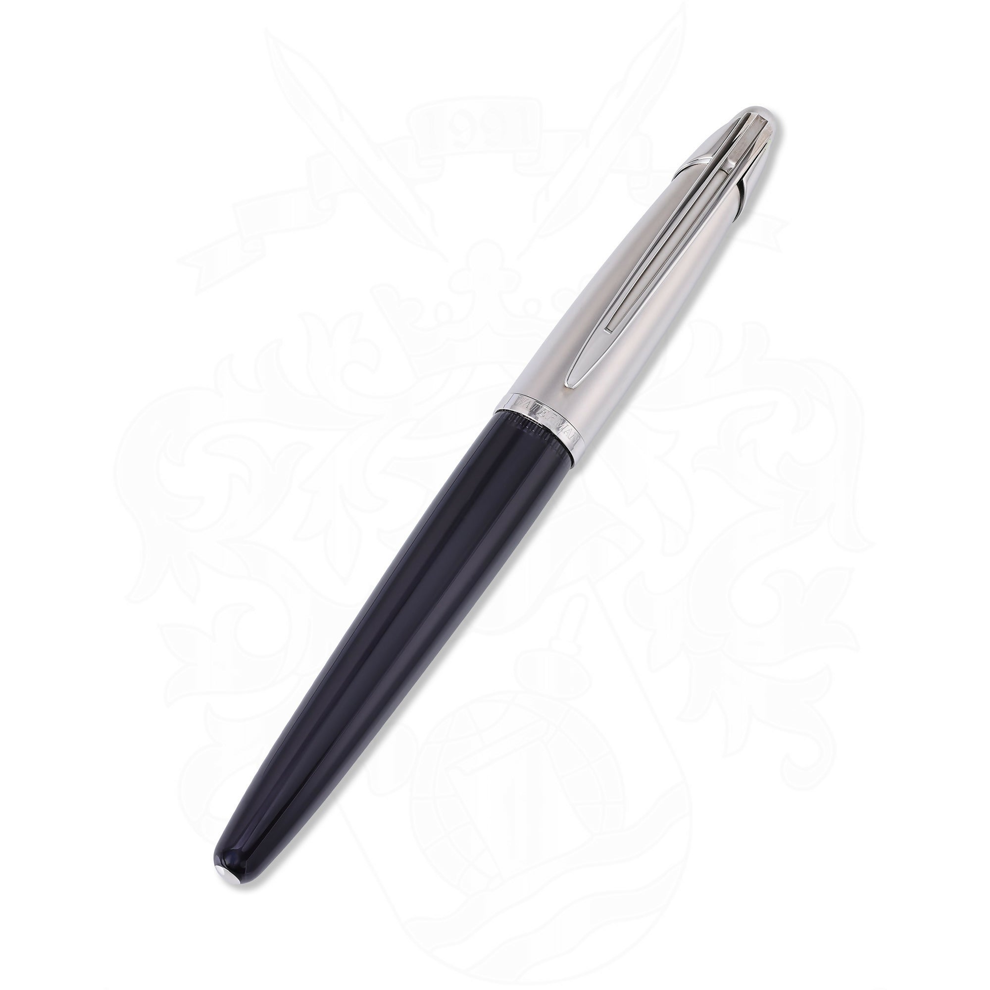 Waterman Edson Black Diamond Fountain Pen – The Pleasure of Writing