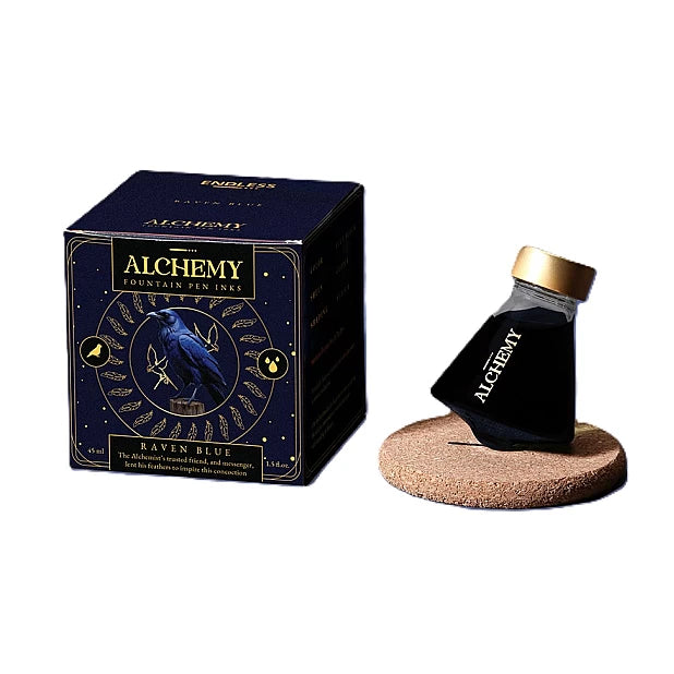 Endless Alchemy 45ml Ink Bottle - Raven Blue – The Pleasure of Writing