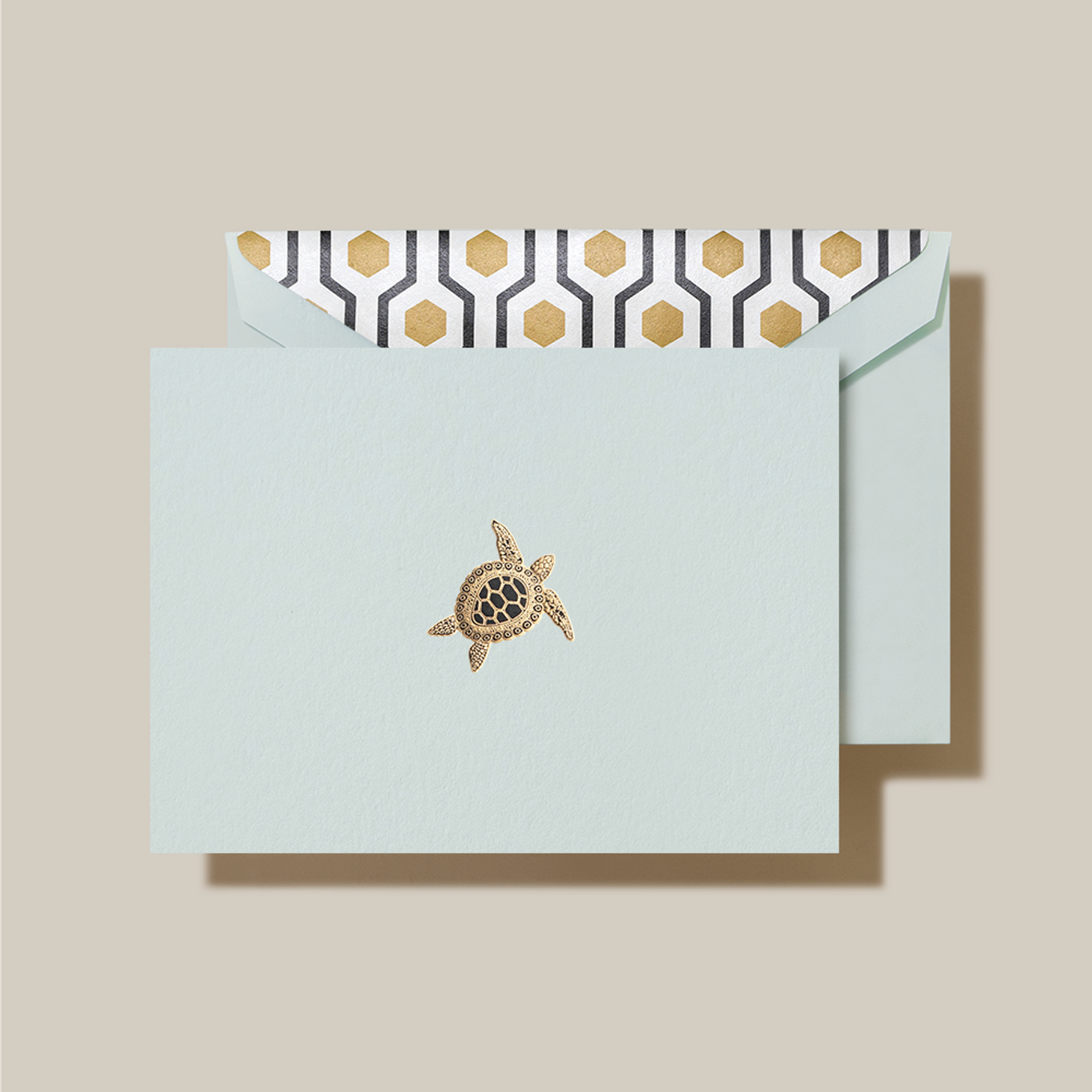 Crane Sea Turtle Note Card – The Pleasure of Writing