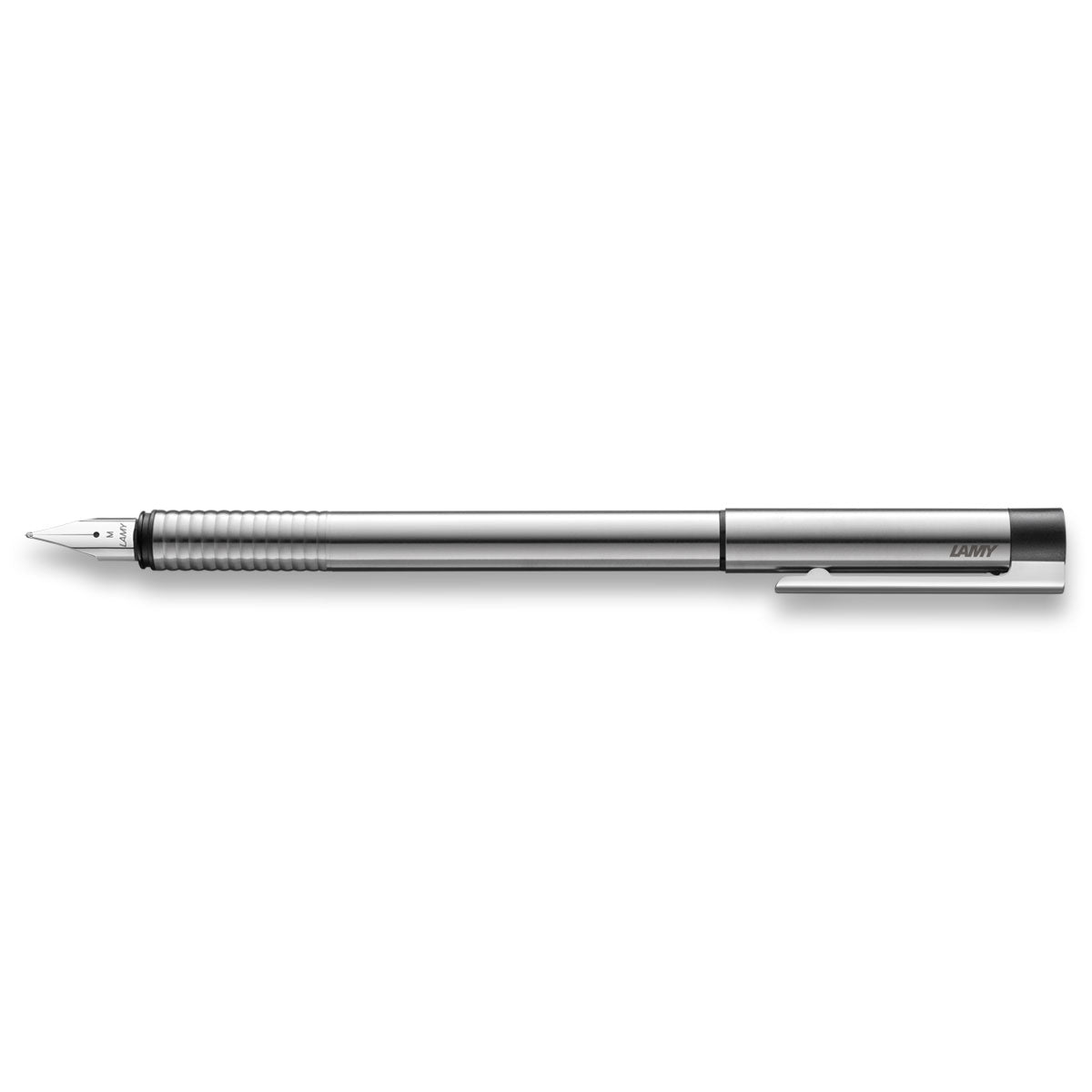 Lamy Logo Fountain Pen - Stainless Steel – The Pleasure of Writing