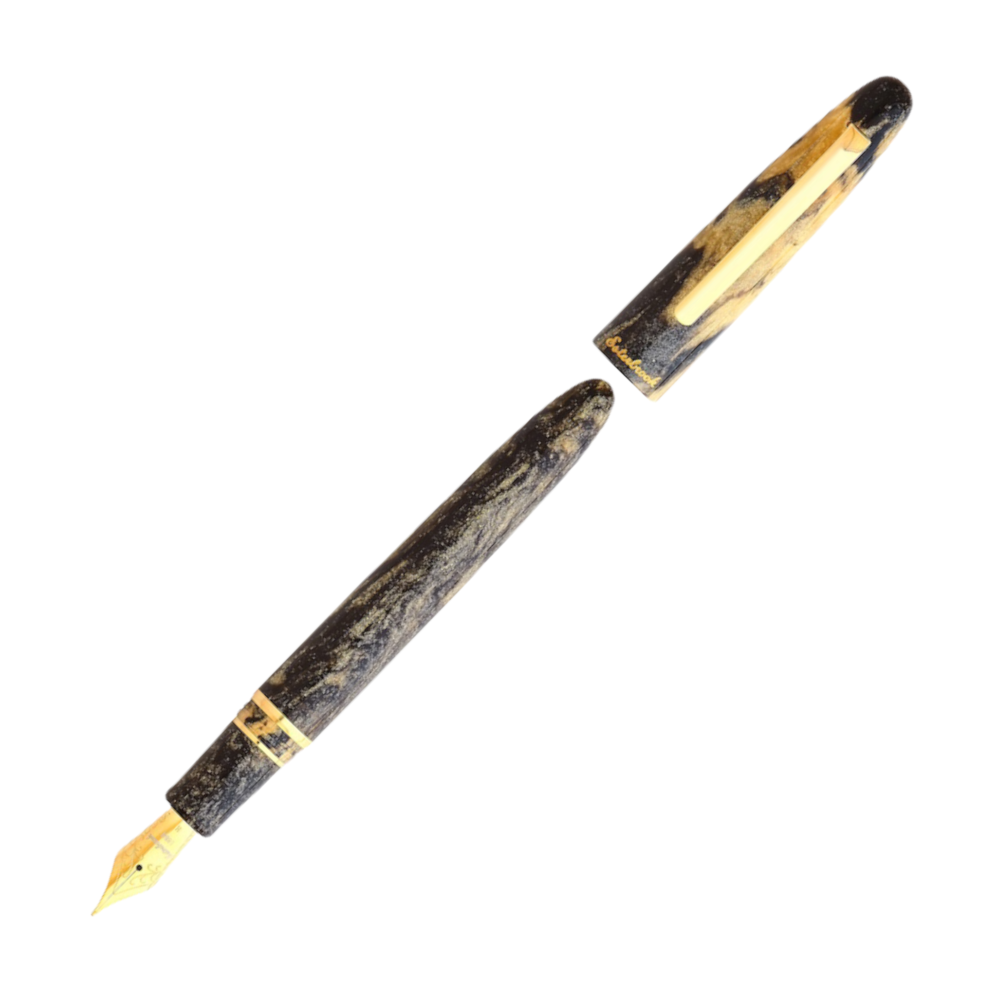 Esterbrook Estie Fountain Pen - Gold Rush Prospector Black – The ...