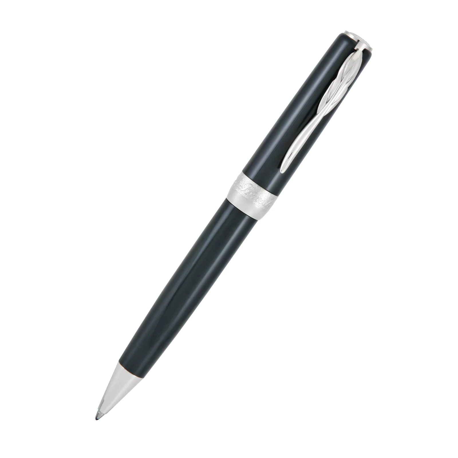 Pineider La Grande Bellezza Gemstones Ballpoint Pen - Hematite Gray ...