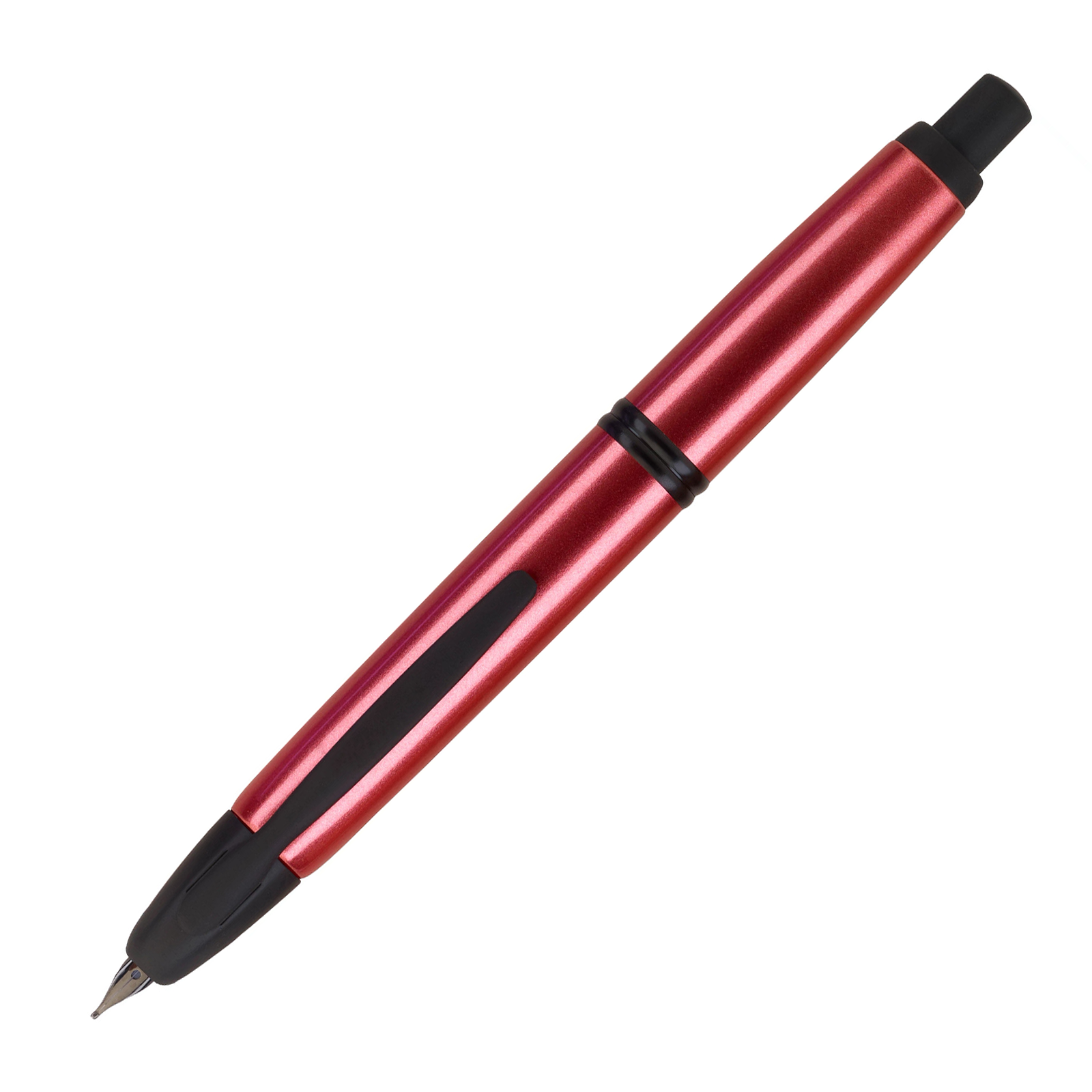 The Pleasure of Writing | Pilot Vanishing Point Red / Rhodium Fountain Pen