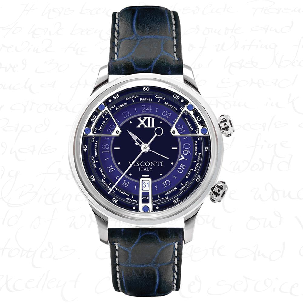Visconti Time Only Opera Blue Watch – The Pleasure of Writing