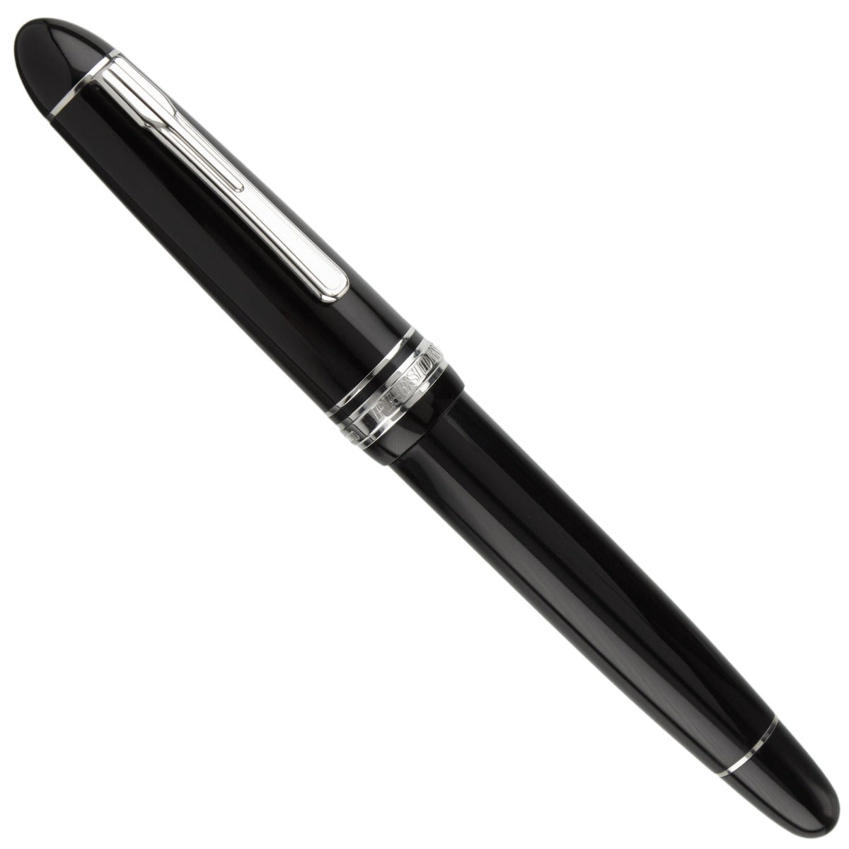 Platinum President Fountain Pen - Black w/ Rhodium Trim – The Pleasure ...