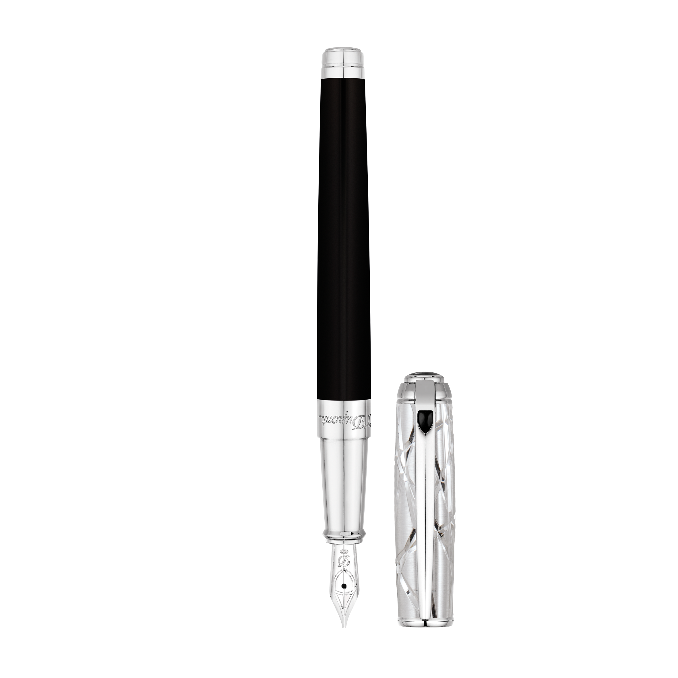 S.T. Dupont Line D Medium Fountain Pen - Firelines – The Pleasure of ...